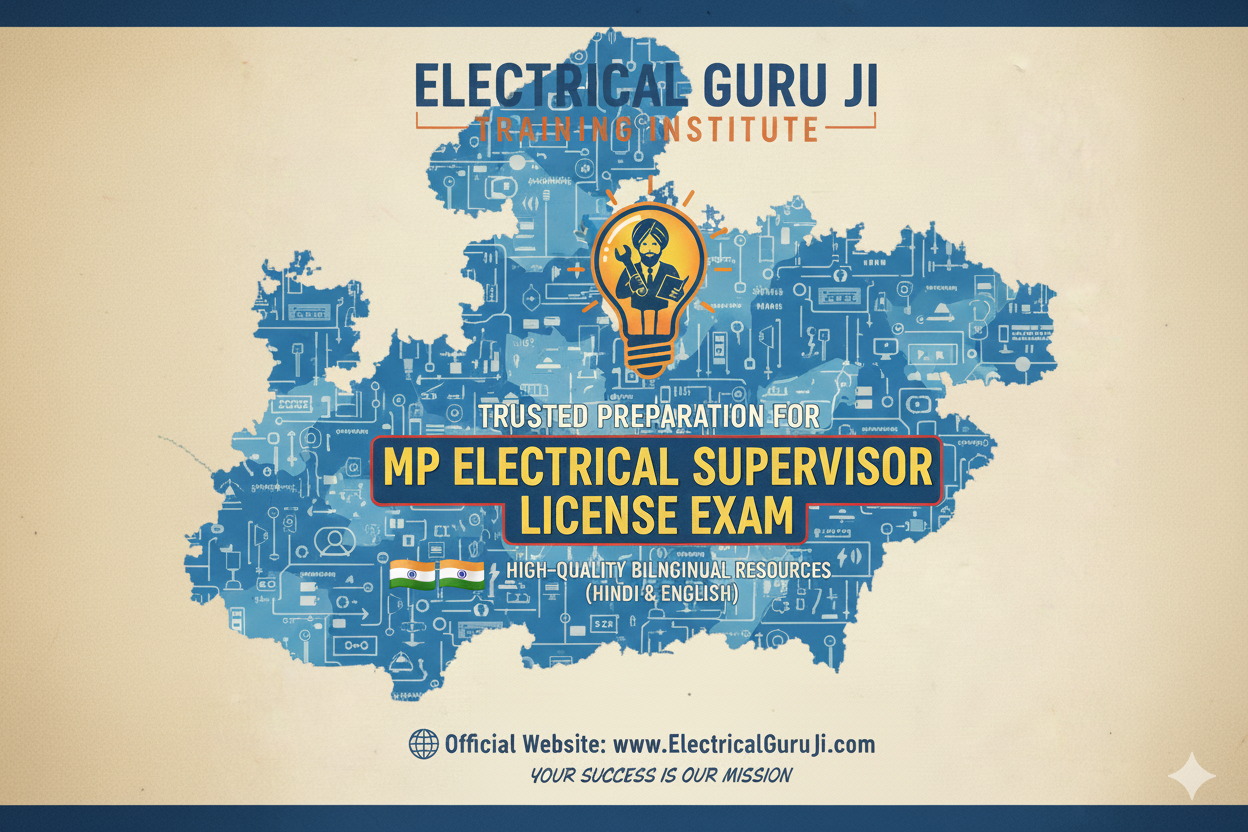 Madhya Pradesh Electrical Supervisor License Exam MP - Electrical Guru ...